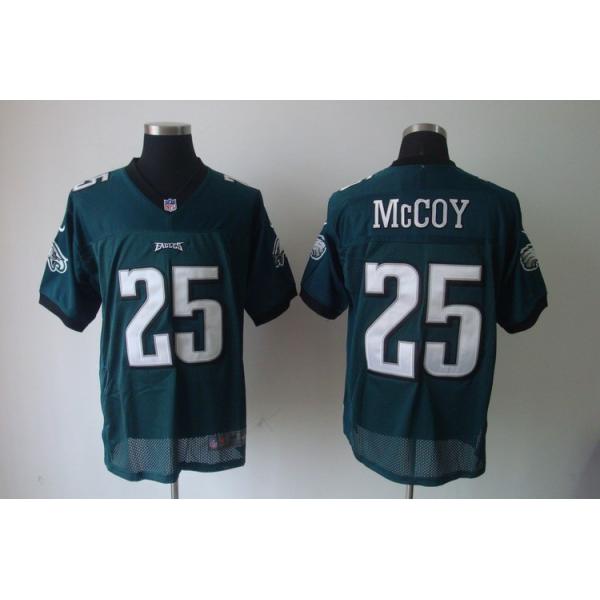 [Elite] LeSean McCoy Football Jersey -Philadelphia #25 Jersey(Green) 40/M