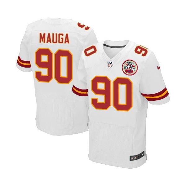 [Elite]Josh Mauga Kansas City Football Team Jersey(White)_Free Shipping ...